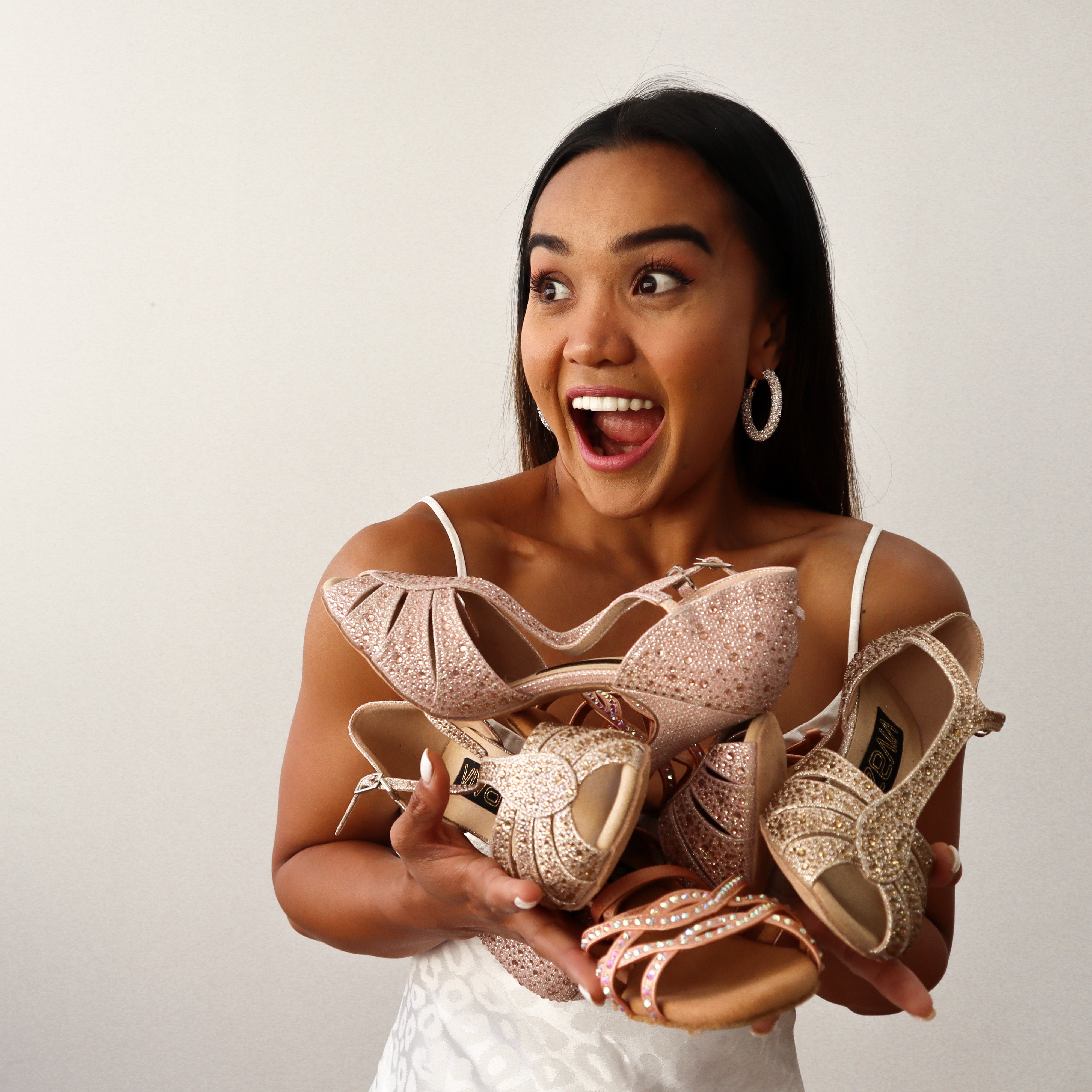 Tamara - 3.75" Latin Bridal Dance Heels - Vivaz Dance